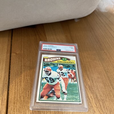 1977 Topps Football #304 Don Cockroft Cleveland Browns PSA 7 | eBay