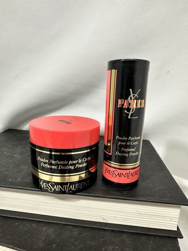 Yves Saint Laurent Paris Vintage Perfumed Body Dusting Powder - Set Of ...
