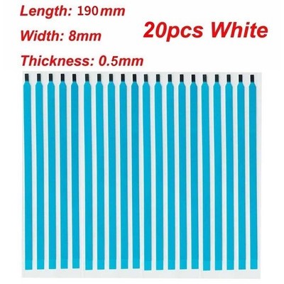 20x Pull tabs Stretch Release Adhesive Strips Tape for Laptop LCD Panel ...