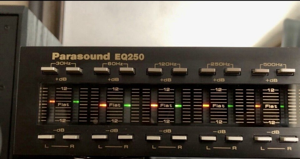 Parasound EQ-250 10-Band Stereo Equalizer—Nice | eBay