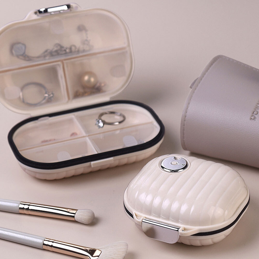 Portable Medicine Case Storage Dispenser Cases Daily Pill Box Mini ...