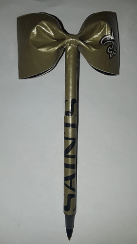 New Orleans Saints NFL football Duct Tape Bow Pen handmade duck | eBay
