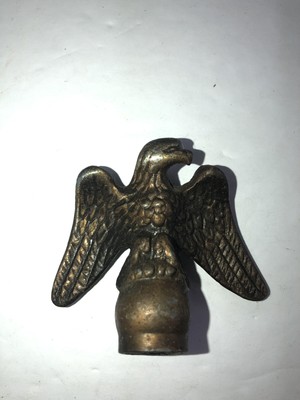 American Bald Eagle Flagpole Topper Finial Old Vintage Brass Metal | eBay