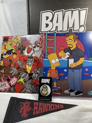 BAM! GEEK Box Dec 2023 FINAL BOX X-Men, Simpsons(Kevin Dillon), Loki ...