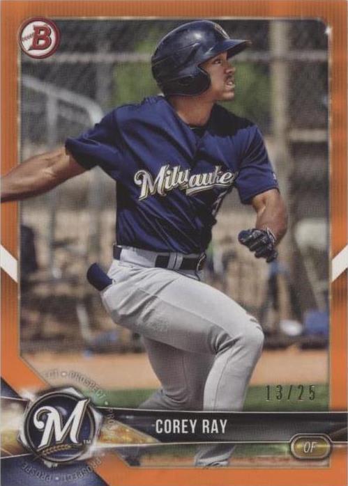 2018 Bowman - Prospects Corey Ray #BP97 Orange /25 for sale online | eBay