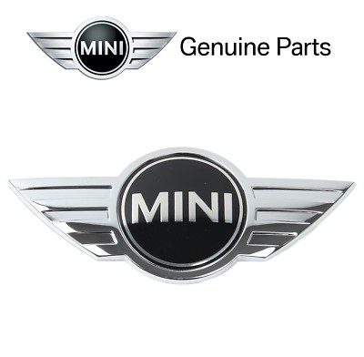 NEW For Mini Emblem-"MINI" for Hood Genuine for Mini Cooper R55 R56 R57 ...