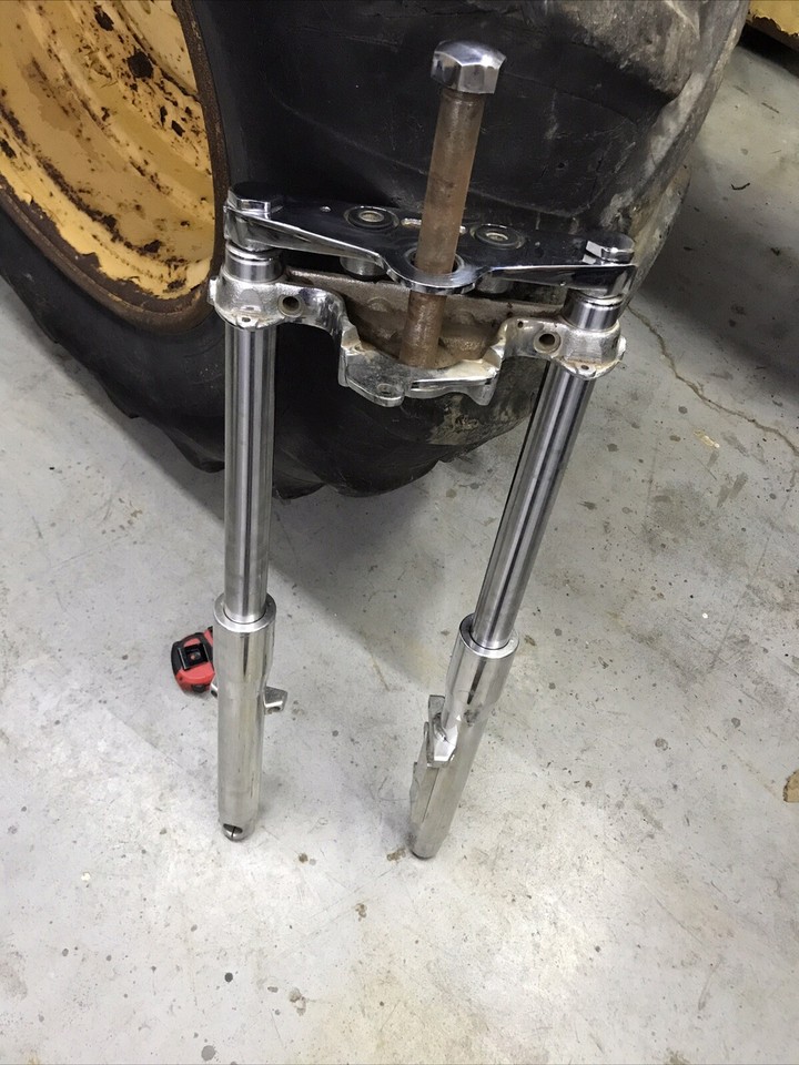 41MM BILLET WIDE GLIDE FRONT END FORKS HARLEY Davidson Triple Tree ...