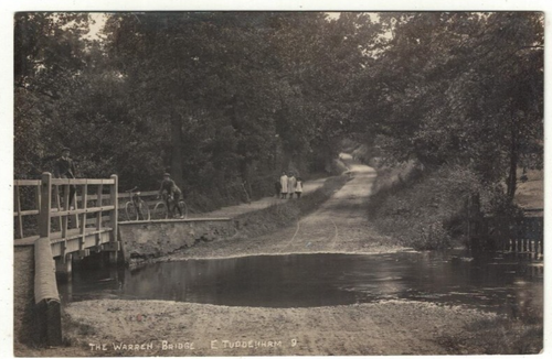 Real Photo Postcard The Warren Bridge East Tuddenham Norfolk Posted ...