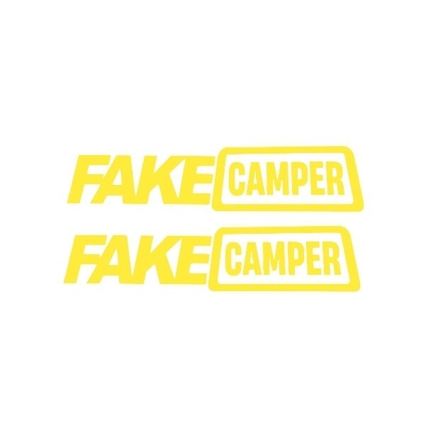 Fake Camper Sticker x 2 - Dub Campervan Self Build Van Jdm | eBay UK