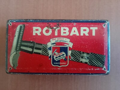 Vintage Rotbart Mond Extra Safety Razor Tin Box | eBay