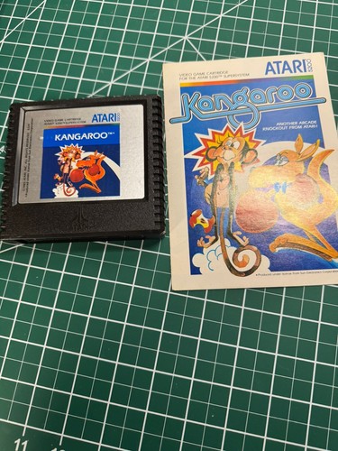 Atari 5200 Kangaroo Game Cartridge with Manual And Overlay | eBay