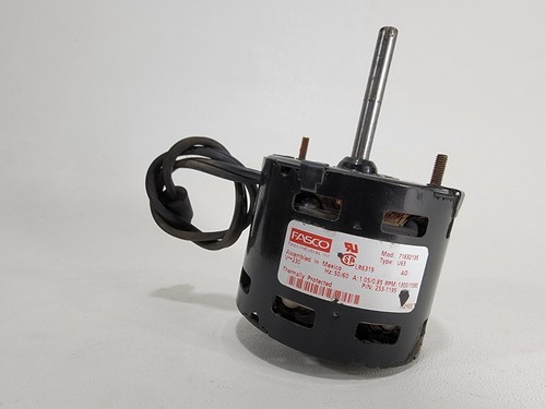 Fasco 71632135 U63 208-230V LR6319 1/20 Hz50/60 A.1.0/0.84 RPM 1550 PN ...