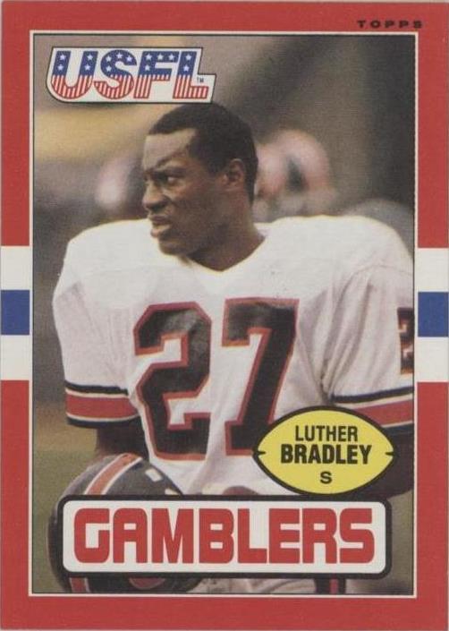 1985 Topps USFL Luther Bradley #39 for sale | eBay