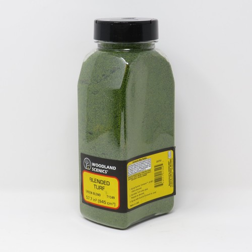 Woodland Scenics T1349 Green Blended Turf Shaker Scenery for Model ...