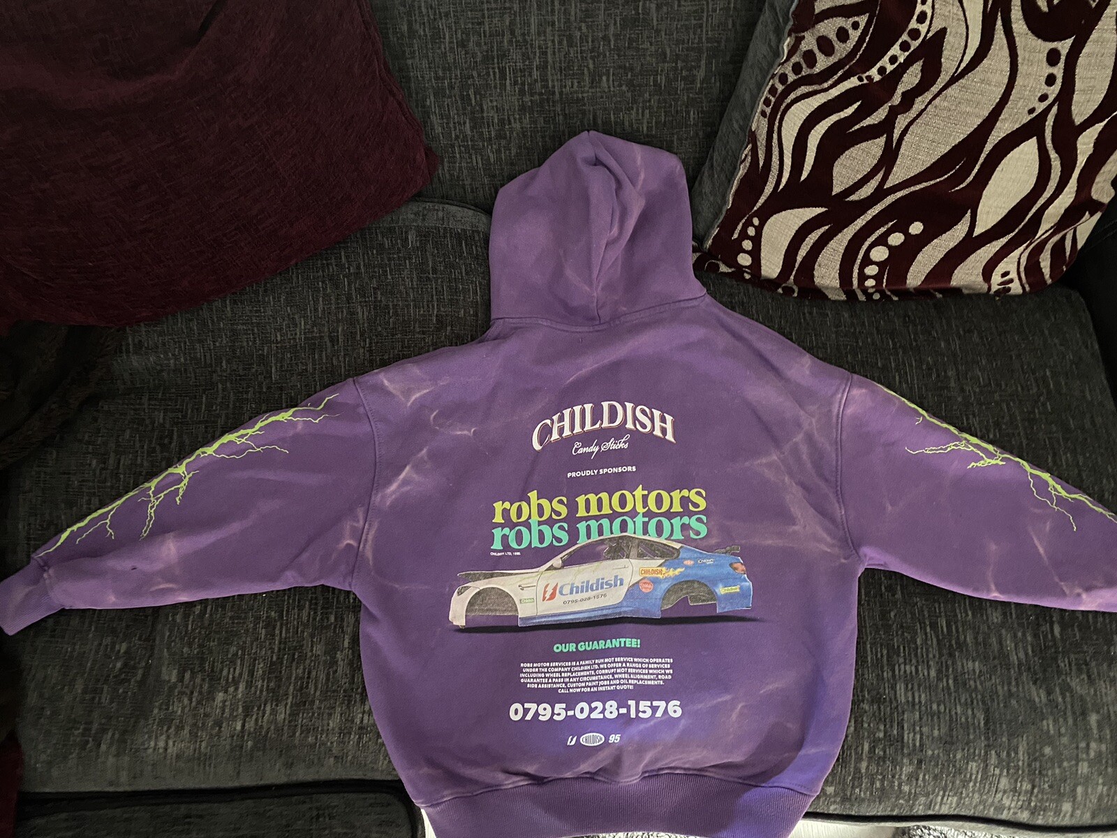 tgf childish hoodie purple | eBay UK
