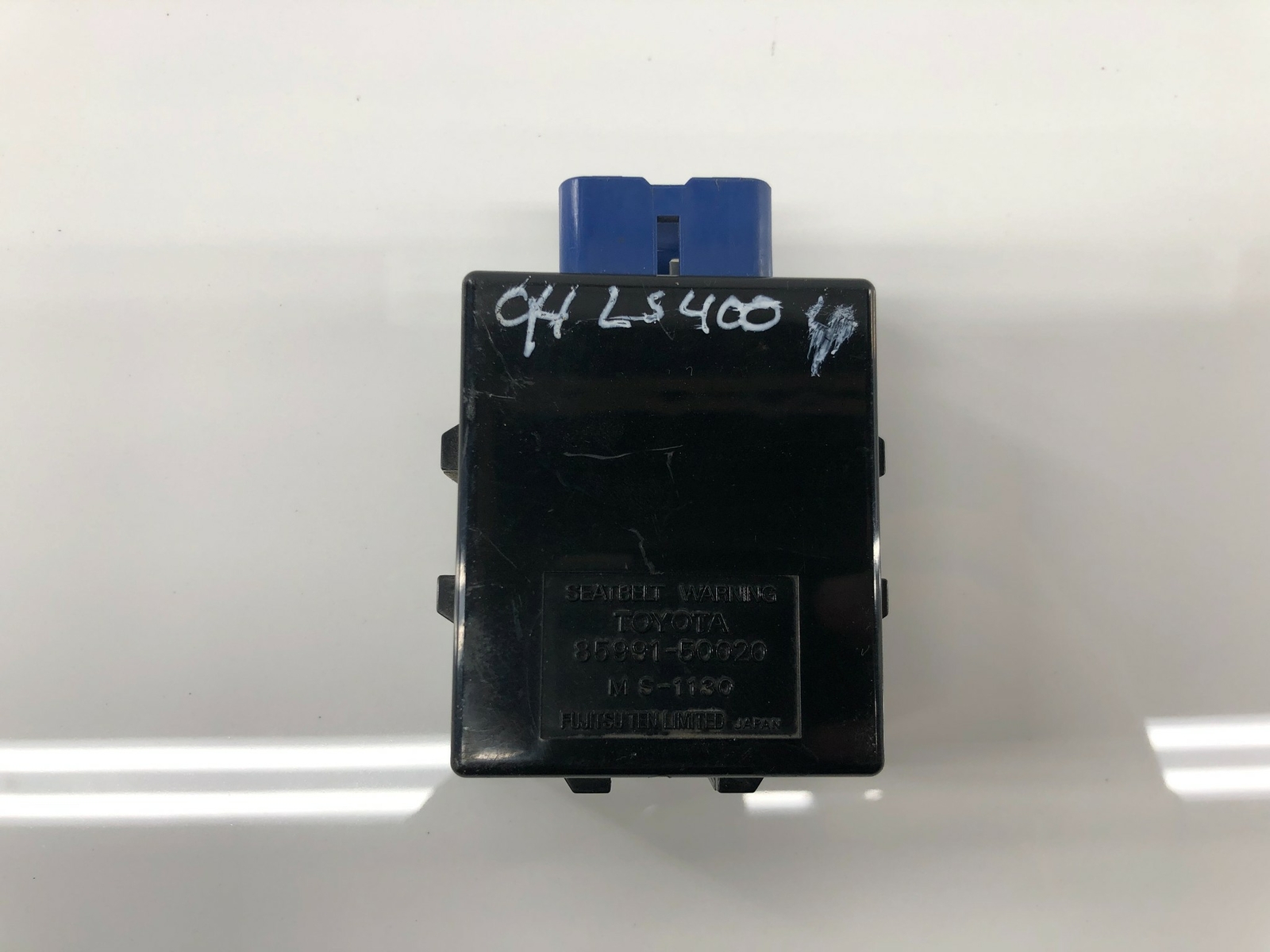 90-94 LEXUS LS400 SEAT BELT WARNING COMPUTER CONTROL MODULE UNIT 85991 ...