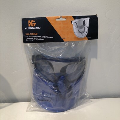 KleenGuard V90 Blue Face Shield | eBay