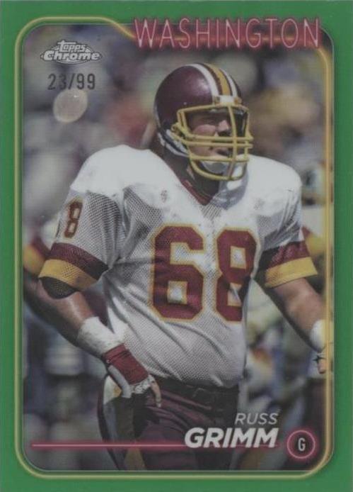 2024 Topps Chrome - Russ Grimm #197 Green Refractor /99 for sale online ...