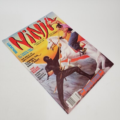Vintage February 1986 The Original Ninja Magazine NINJA#11 w/Poster ...