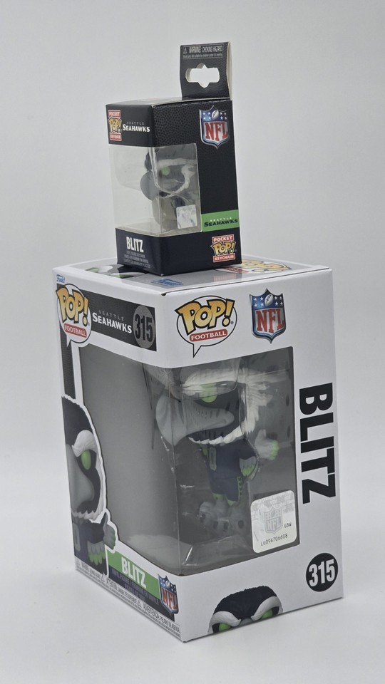 Funko Pop Combo - NFL Seattle Seahawks Mascot: Blitz - 1 Regular & 1 ...