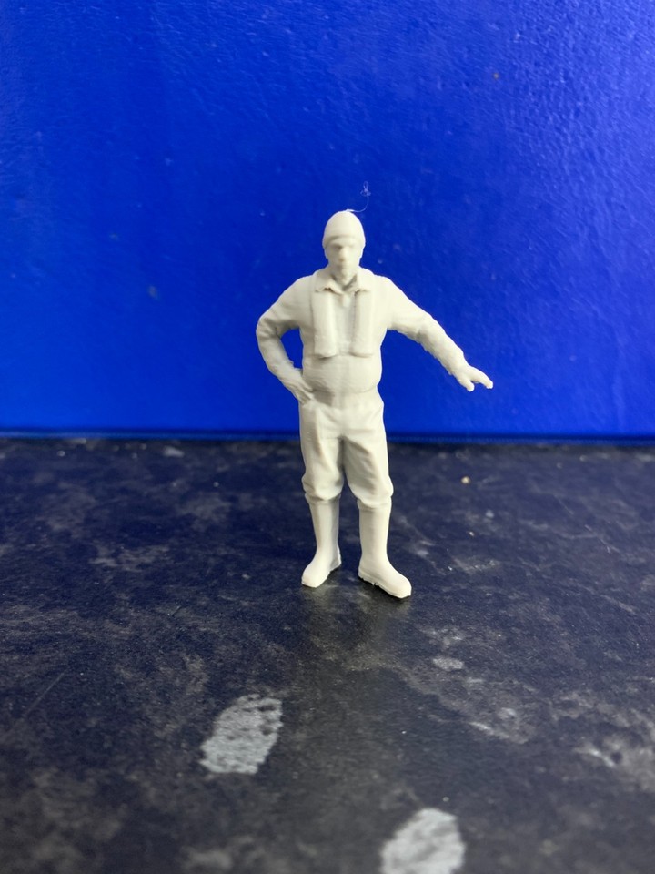 Model Boat Crew Figure Fisherman 3D-Printed – Model Boats & Diorama ...