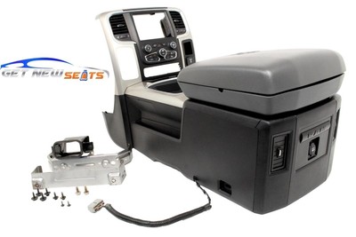 DODGE RAM CENTER CONSOLE KIT GRAY 1500 2500 3500 2013 2014 2015 2016 ...