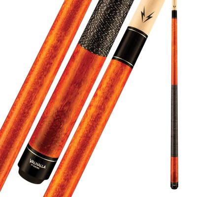 Valhalla 21oz Autumn Orange Pool Cue Maple Shaft Premium Quality Two ...