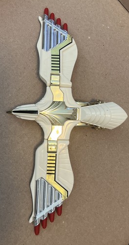 Vintage Mighty Morphin Power Rangers 1995 MMPR White Ranger Falcon Zord ...