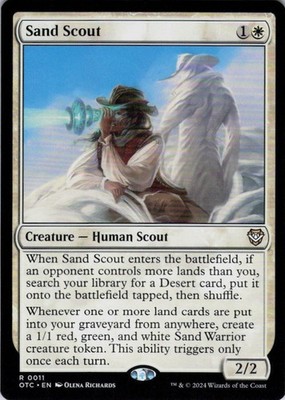 MTG Sand Scout (11) | NM | Commander: Outlaws of Thunder Junction {OTC ...