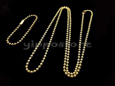 Brass Steel Military Army Dog Tag Ball Chain Set (27" & 4.5") | eBay