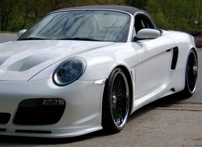 Porsche 986 Boxster to 997 Turbo GTO widebody conversion 1997 to 2004 ...