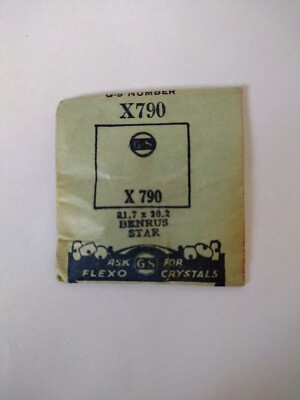 G-S Flexo Watch Crystal X790 Benrus Star 21.7 x 20.2 | eBay