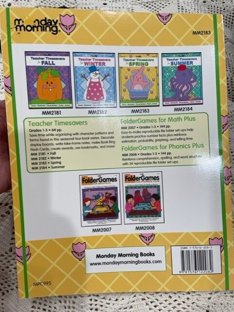 TEACHER TIMESAVERS FOR Spring MONDAY MORNING BOOKS Marilynn G Barr | eBay