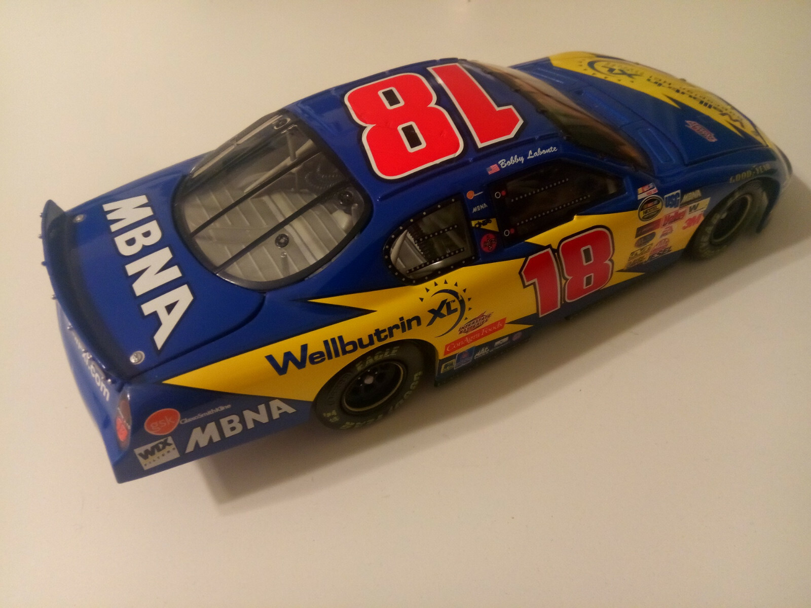 ACTION 2004 BOBBY LABONTE #18 CHEVY MONTE CARLO WELBUTRIN XL MBNA ...