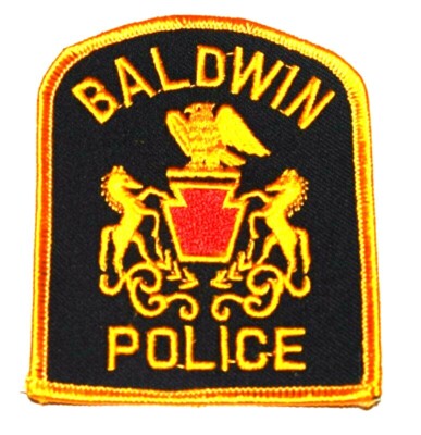 BALDWIN PENNSYLVANIA PA Sheriff Police Patch KEYSTONE STATE SEAL HORSES ...