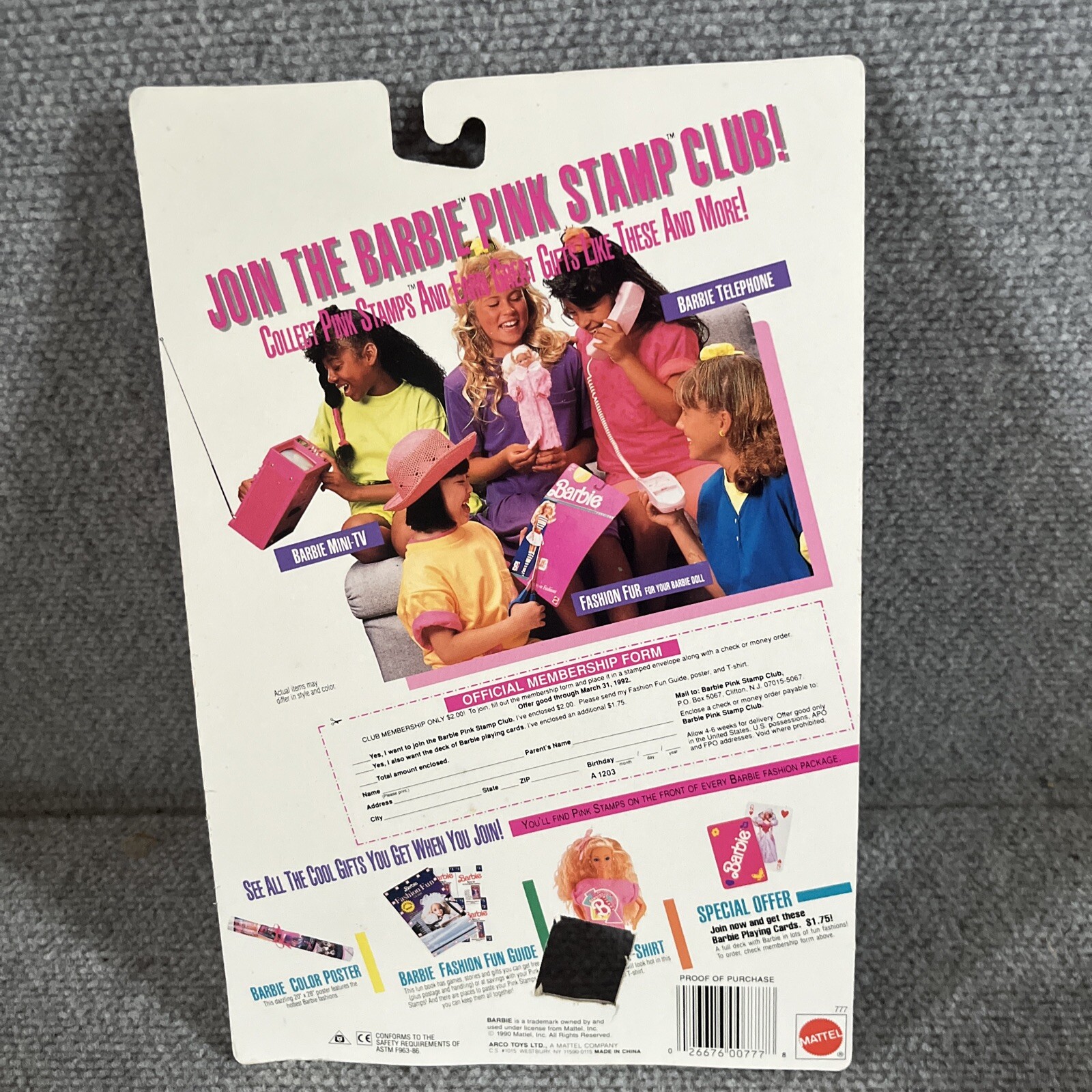 on Card Barbie Sporting Life Fashions Checkers Outfit Set 777 Mattel ...