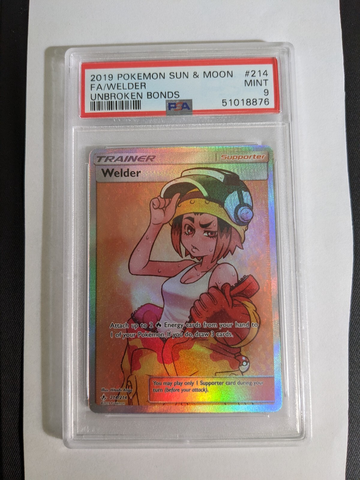 Pokémon TCG Welder Unbroken Bonds 214/214 Holo Full Art Ultra Rare for ...