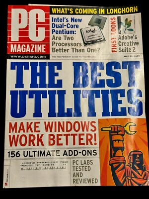 PC Magazine Vintage Computer Magazine May 24, 2005 The Best Utilities ...