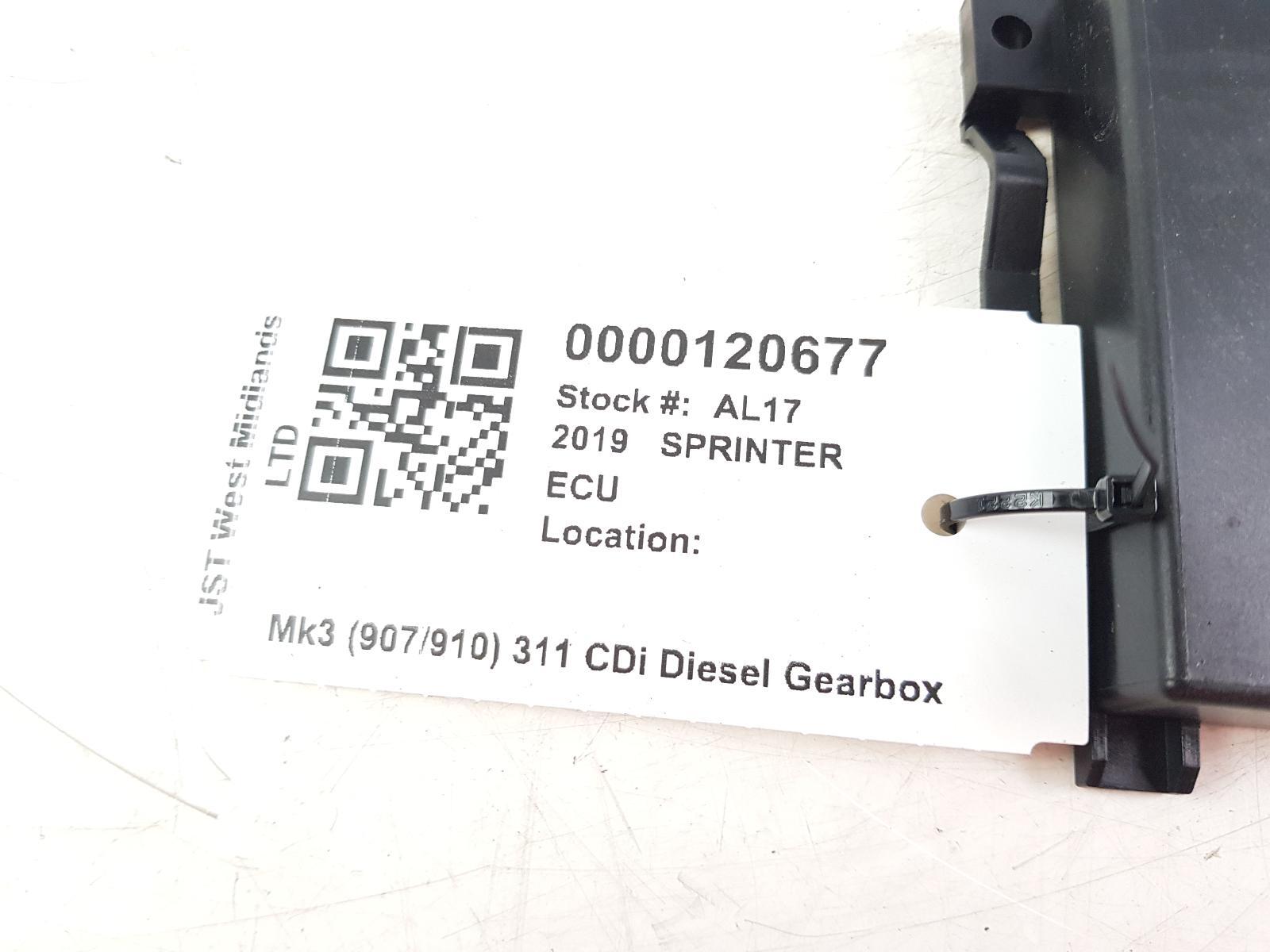 MERCEDES SPRINTER GEARBOX CONTROL ECU A2139001722 W907 2018 - 2024 ...
