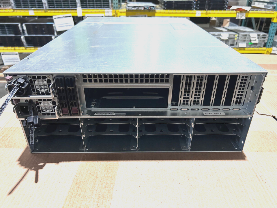 Supermicro 4U 12Gbs SAS3 36 Bay E-ATX Storage Chassis w/Rear 2x 2.5 Rev ...