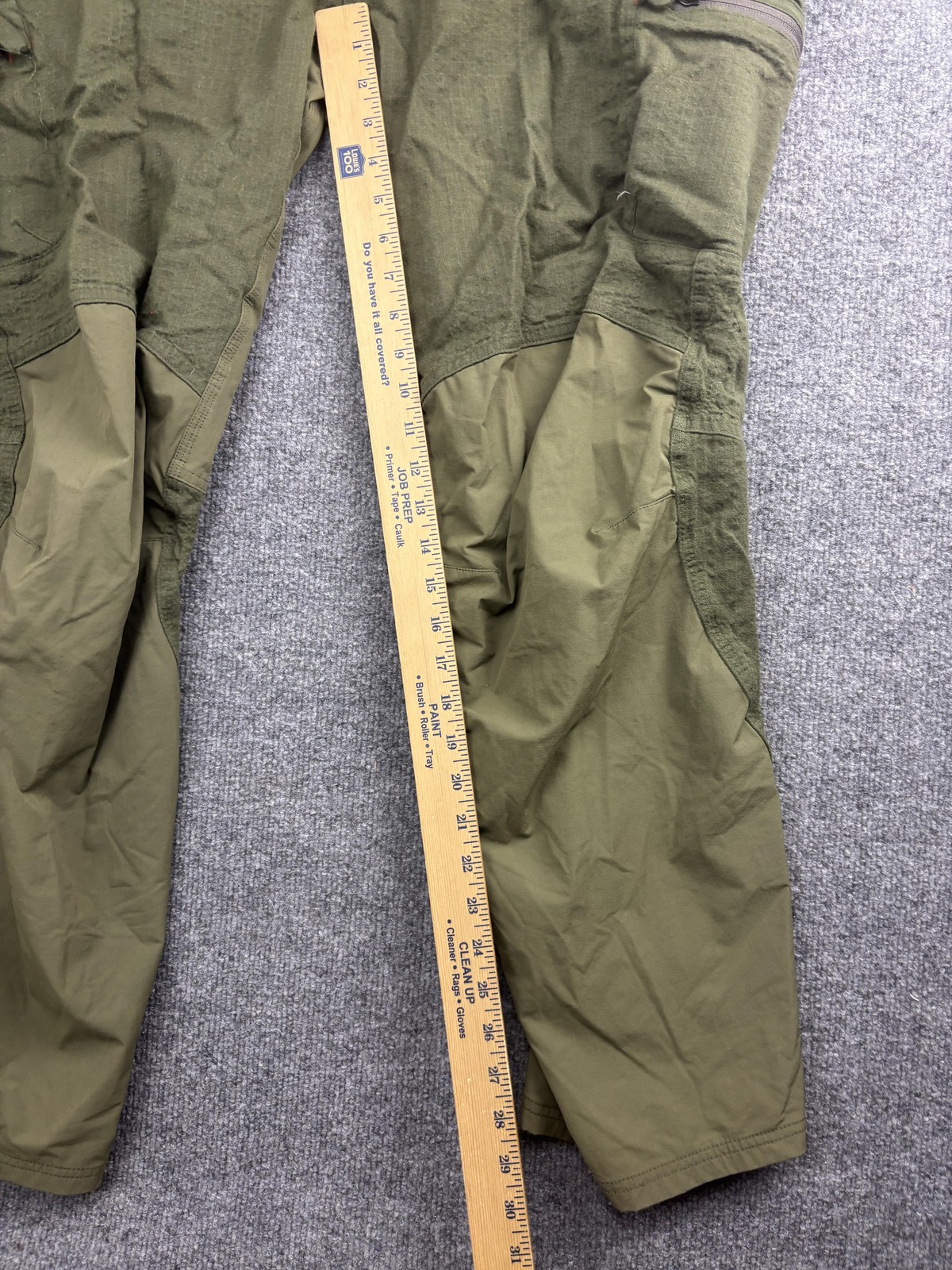 First Lite Obsidian Foundry Pants Mens 40x33 Green Hunting Outdoors Zip ...
