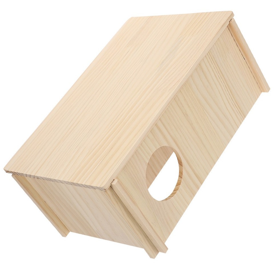 Wooden Rat House Wear- Hideout Rectangular Rat Hideout Rat Supply ...
