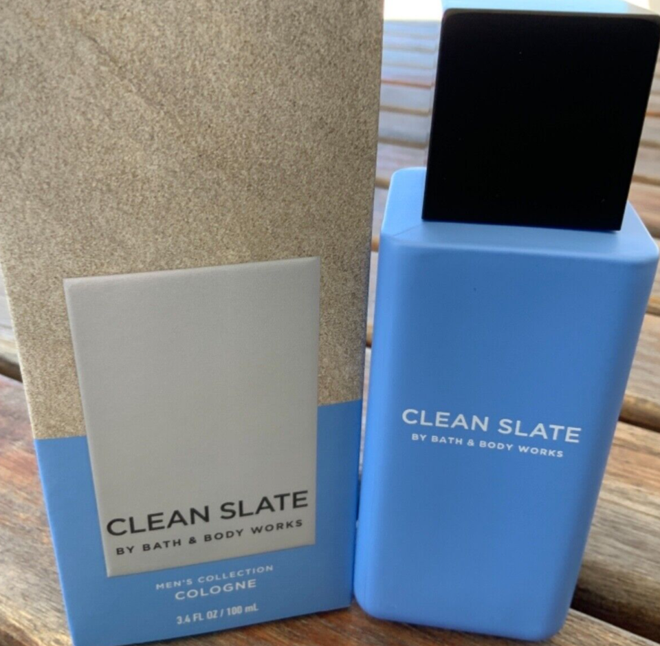 CLEAN SLATE 3.4oz COLOGNE Spray Men’s Collection Bath and & Body Works ...