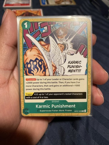 One piece card game Karmic Punishment OP07-035 ( 25 ) cards total | eBay