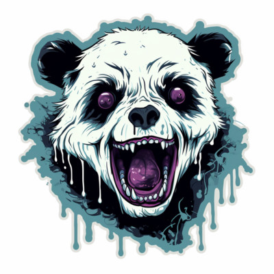 Autoaufkleber Sticker Horror Panda Aufkleber | eBay.de