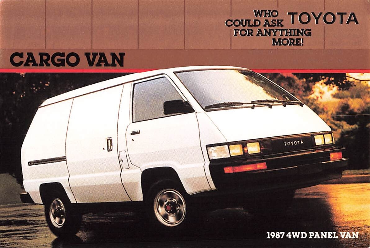 Postcard Toyota 1987 4WD Panel Cargo Van 4x6 | eBay