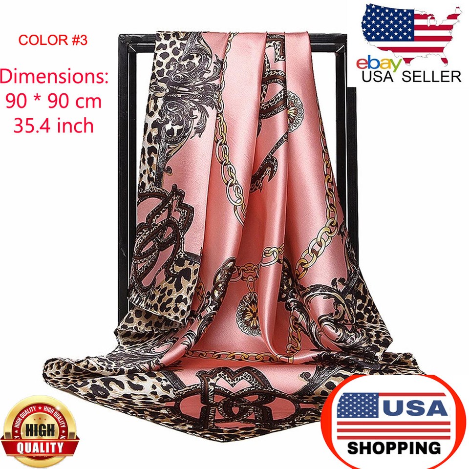 Women's Scarf Silk felling Square Head Scarfs 35"*35"(120 Styles) SHIP ...