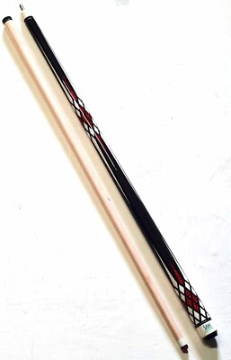 CHICAGO RED 2 PC 57" AMERICAN POOL CUE WITH 13mm TIP | eBay