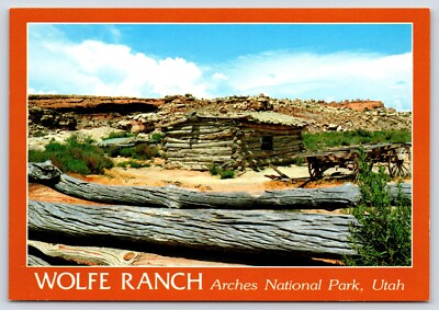 Utah Arches National Park Wolfe Ranch Vintage Postcard Continental | eBay