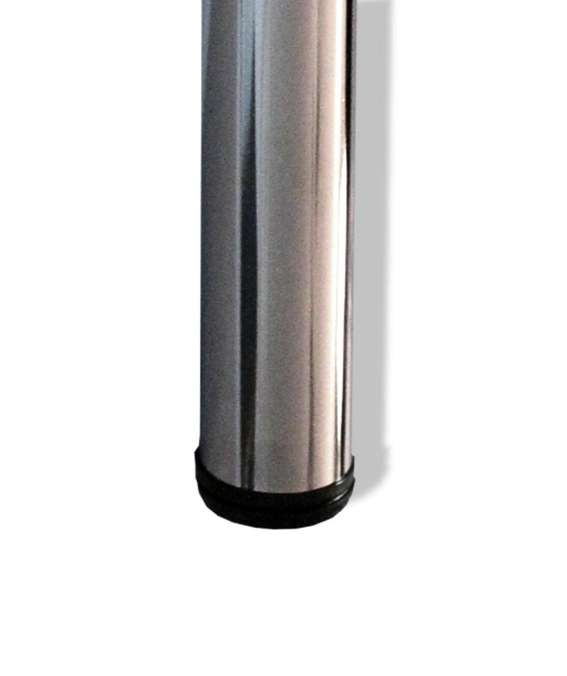 Table Leg, Chrome, 28" High, 2 3/8" Diameter Pack of 4 Legs | eBay